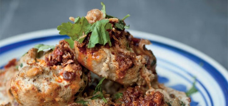 Baked Garlic Pork Rissoles | YourLifeChoices