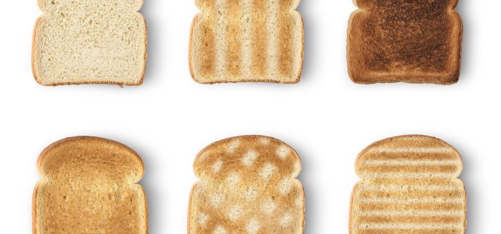 True or false: toast is more digestible than untoasted bread ...
