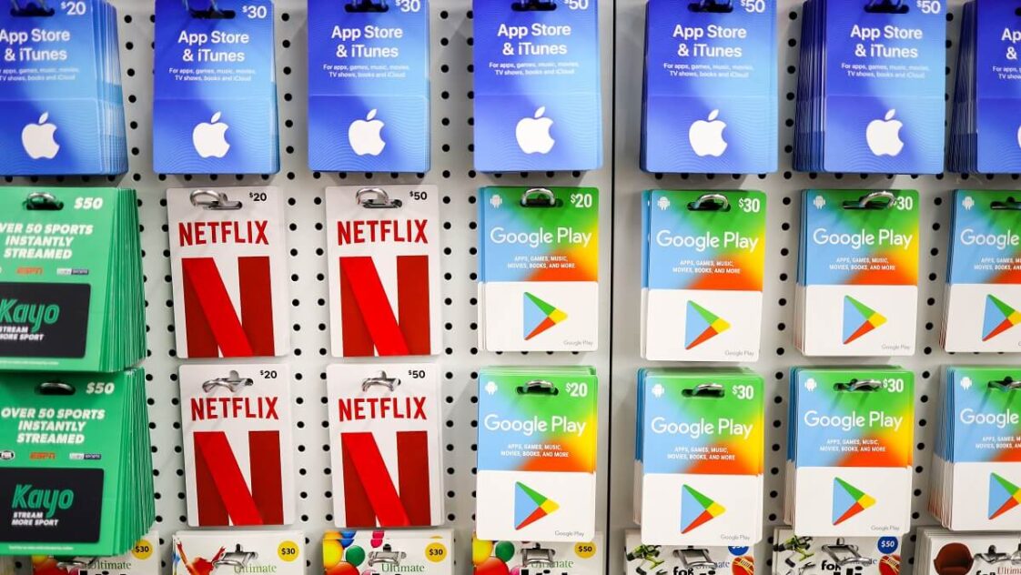 Unspent gift cards now total $1.9 billion | YourLifeChoices