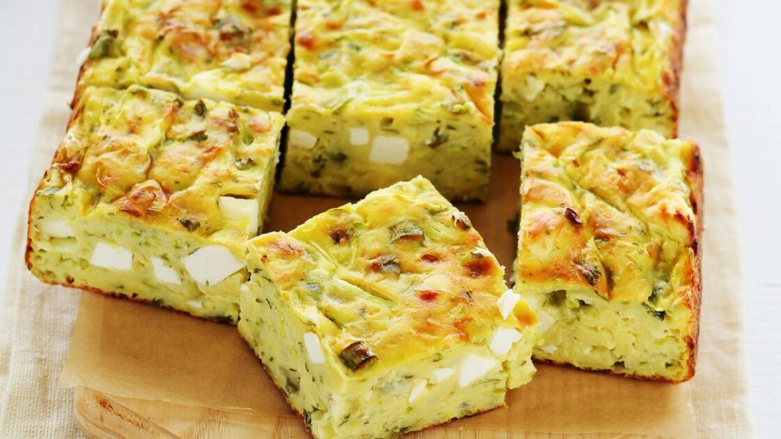 Zucchini and Feta Slice | YourLifeChoices