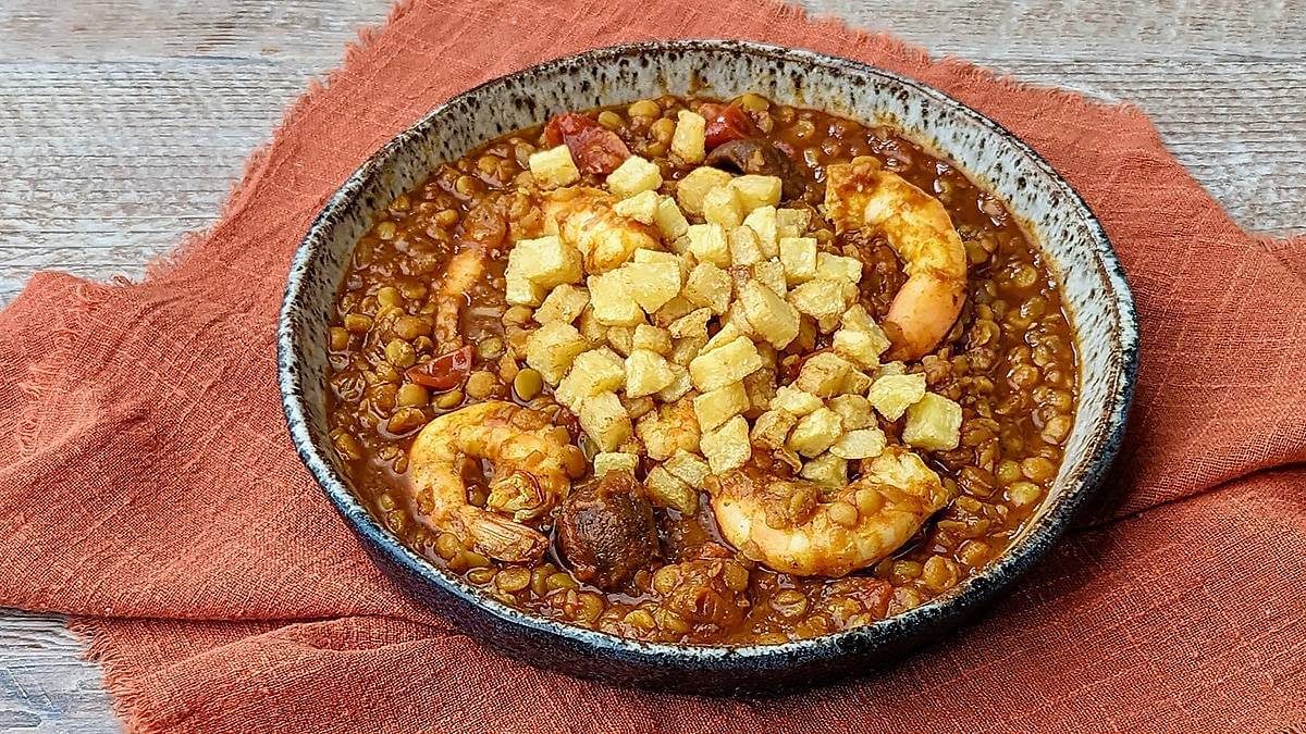 Prawns with Persian Split Pea Stew | YourLifeChoices