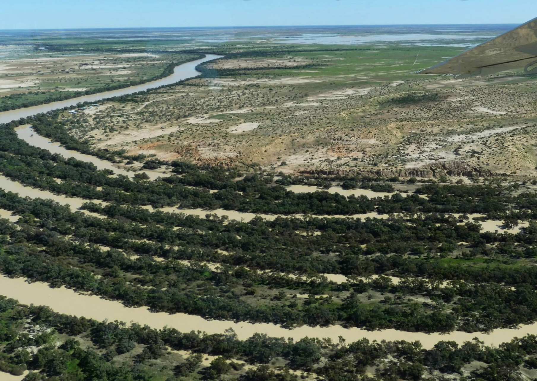 ‘Serpent’ from the sky? Pilot captures rare outback moment ...