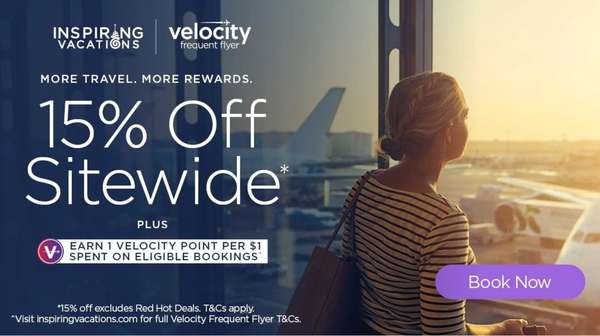 Velocity Frequent Flyers’ new partnership with Inspiring Vacations is ...