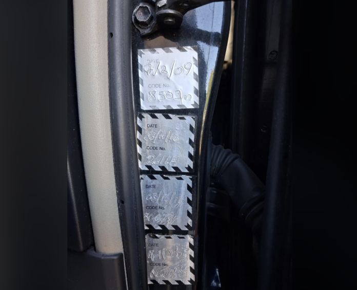 Drivers puzzled by mystery stickers hidden inside their cars ...